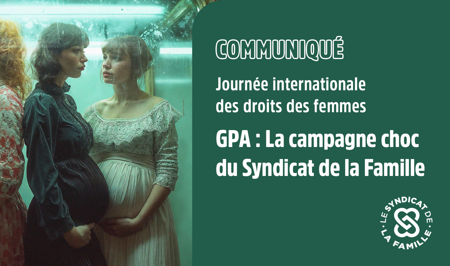 GPA : campagne choc du Syndicat de la Famille pour la Journée internationale des droits des ...